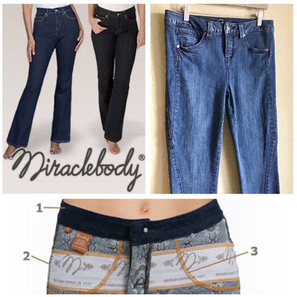 Miraclebody | Jeans | Miraclebody Tummy Control Blue Skinny Jeans ...
